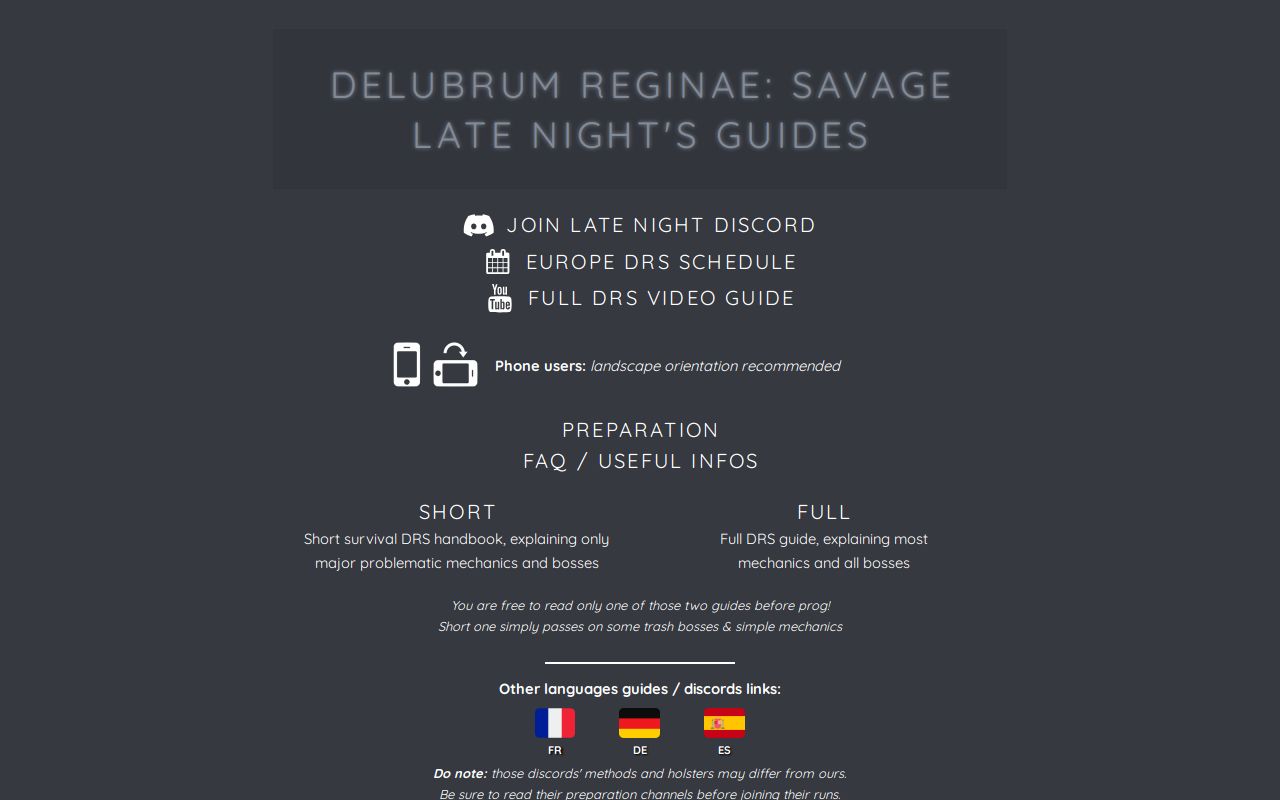 DRS | GUIDE by LATE NIGHT